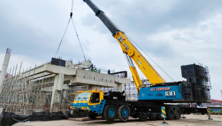 Rent a 400-ton crane especially for large jobs | EK CRANE